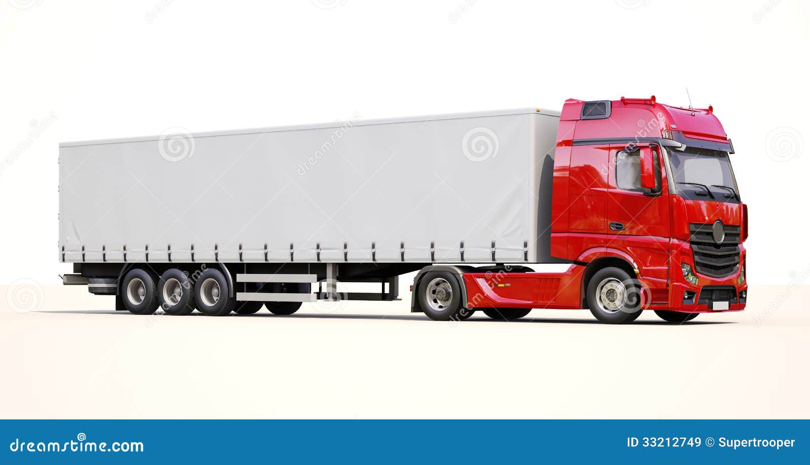 Autoarticolato immagine stock. Immagine di colore, carrello - 33212749