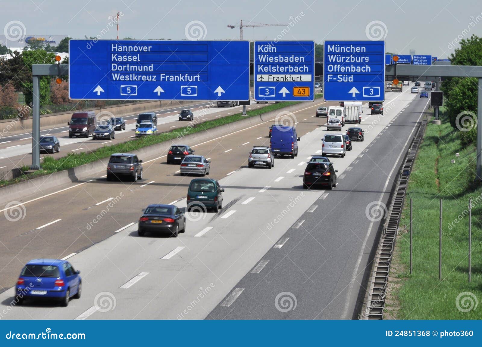 Autobahn foto de archivo editorial. Imagen de manera - 24851368