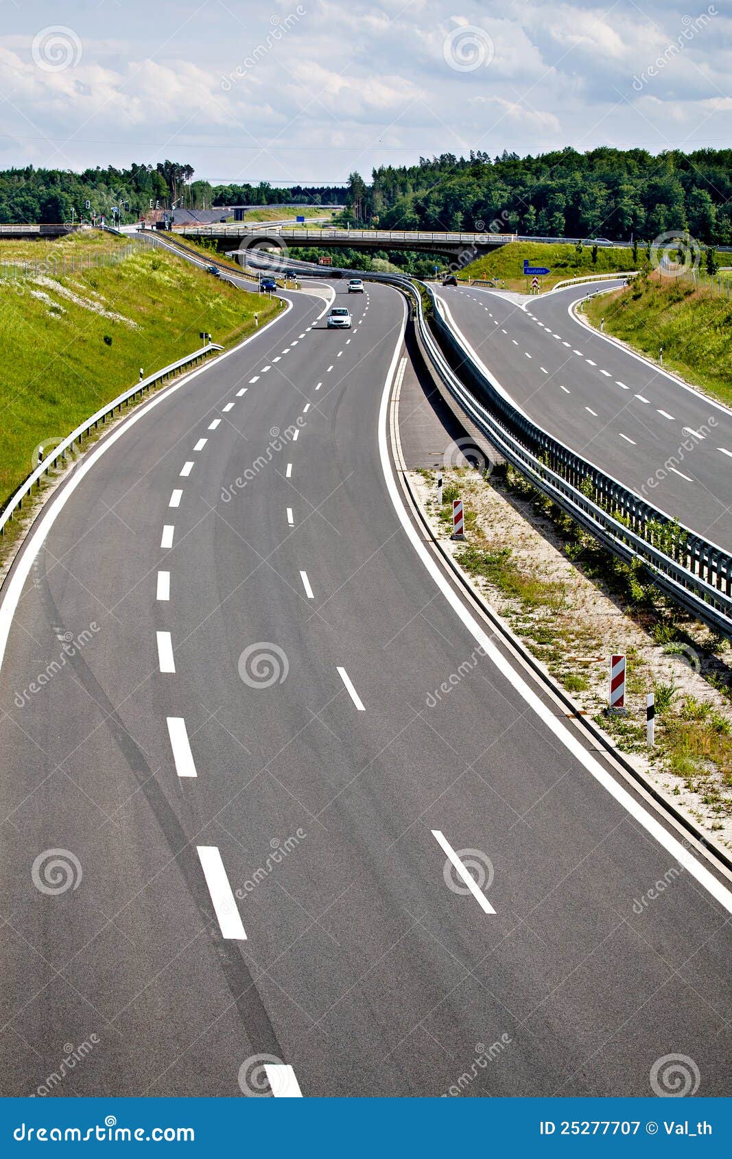 Autobahn stock image. Image of germany, transportation - 25277707