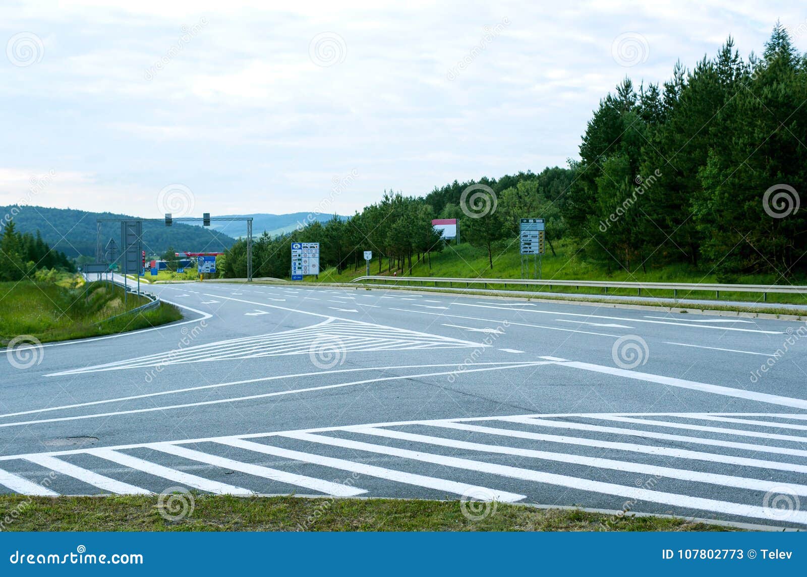 The autobahn in Europe stock image. Image of autobahn - 107802773