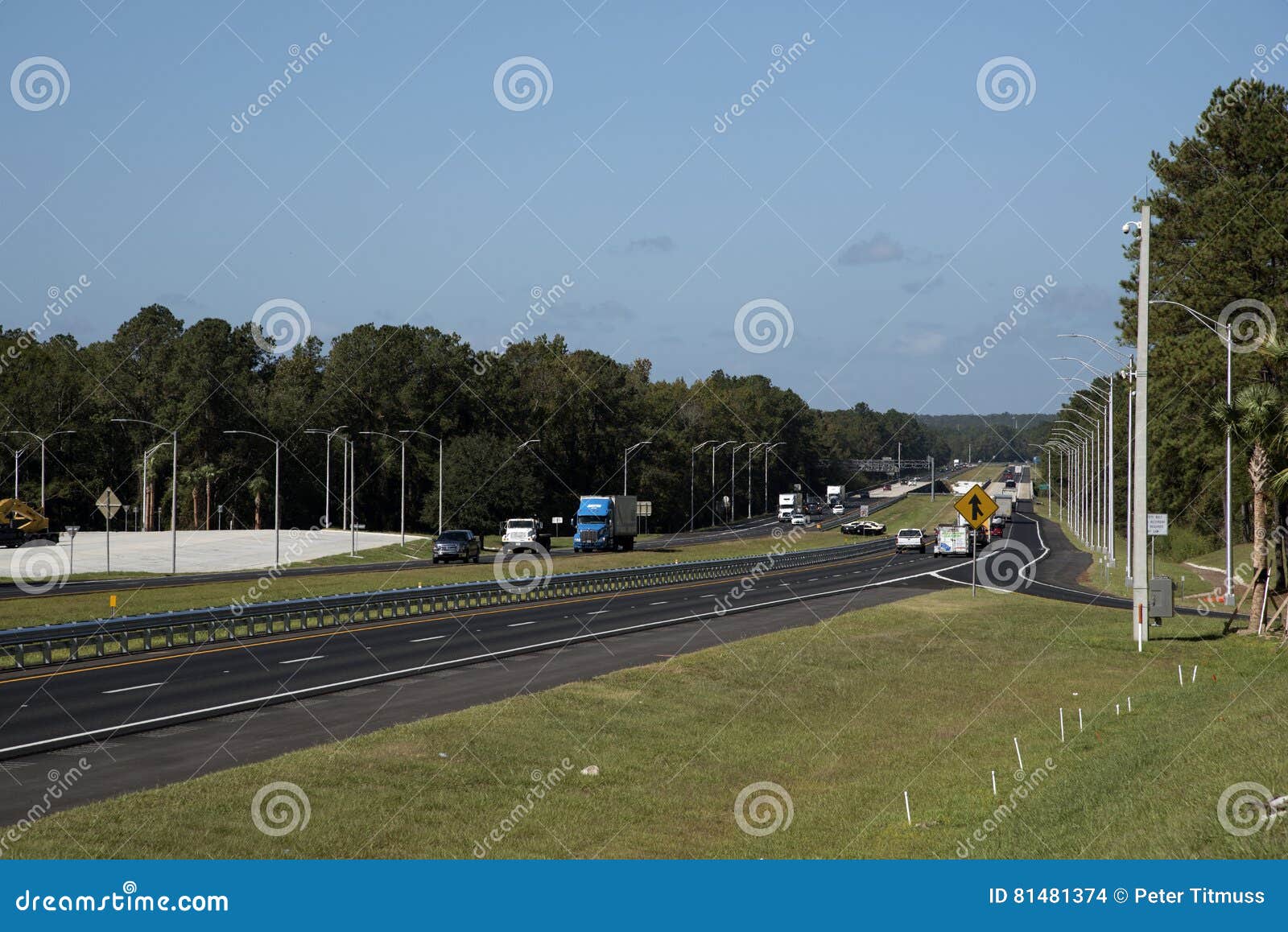 Autobahn Florida USA redaktionelles stockbild. Bild von asphalt - 81481374