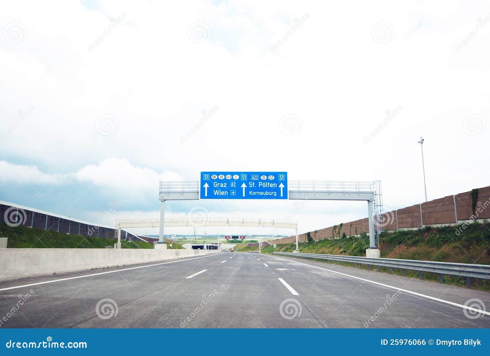 Autobahn sign stock photo. Image of republic, journey - 25976066