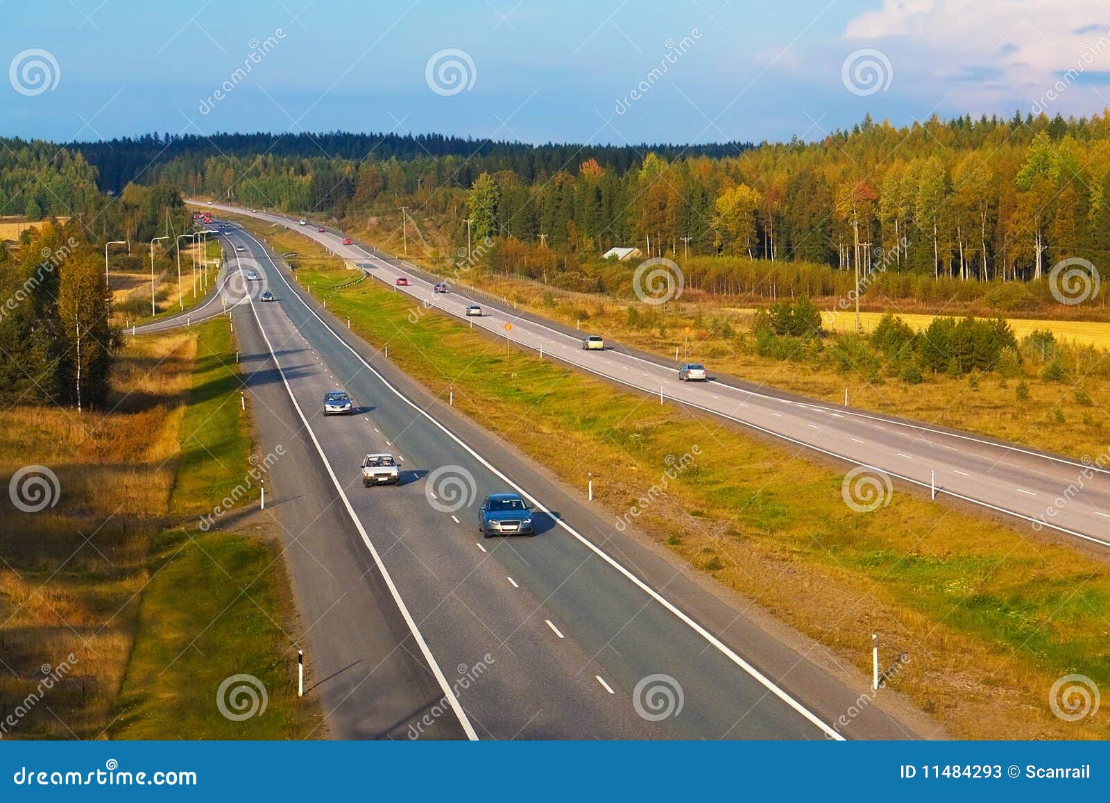 Autobahn traffic stock image. Image of asphalt, moving - 11484293