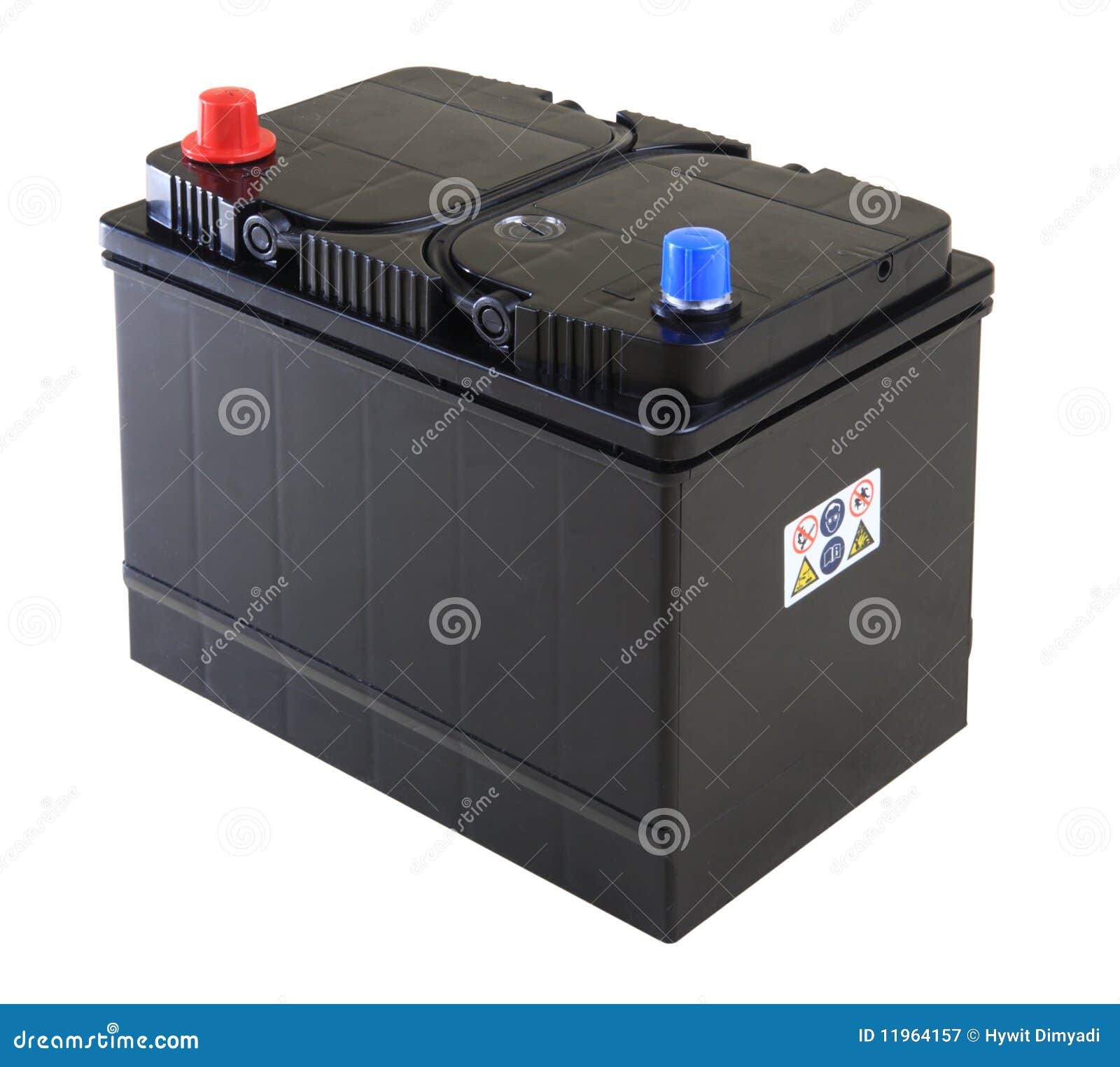 Autobatterie stockbild. Bild von leistung, ladung, generisch - 11964157