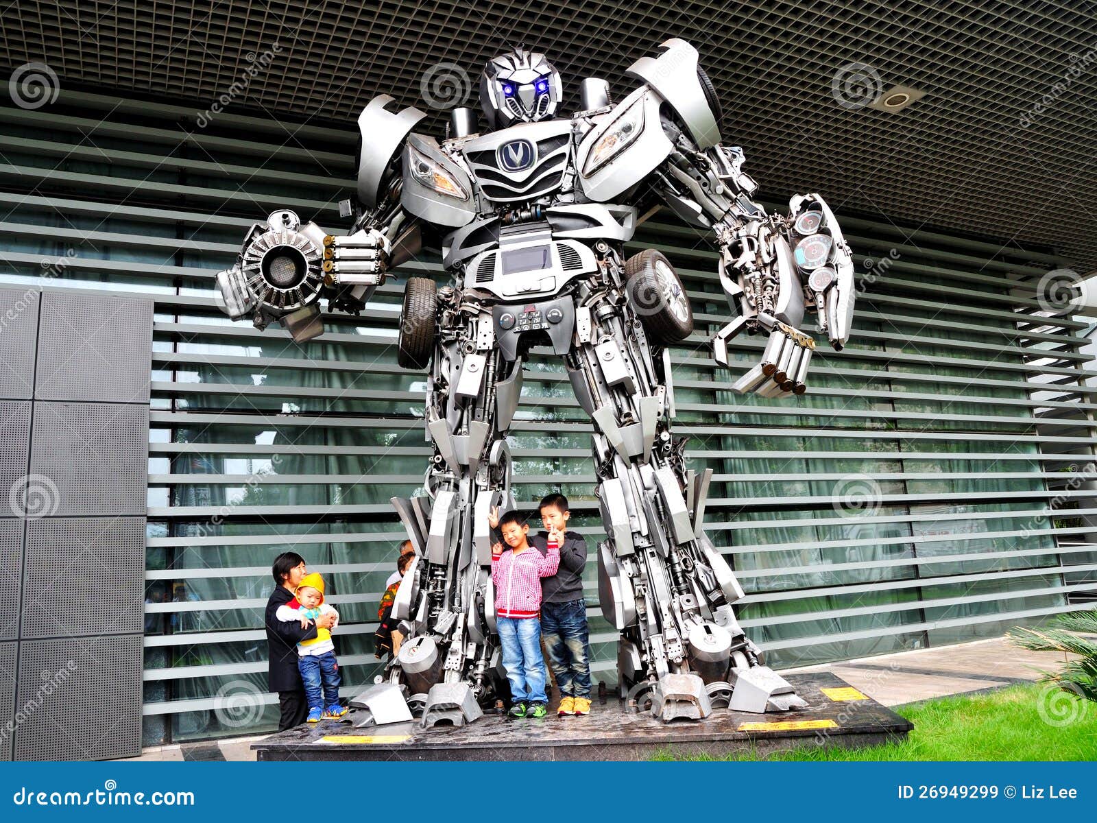 Autobot And Kids Editorial Photo | CartoonDealer.com #26949299