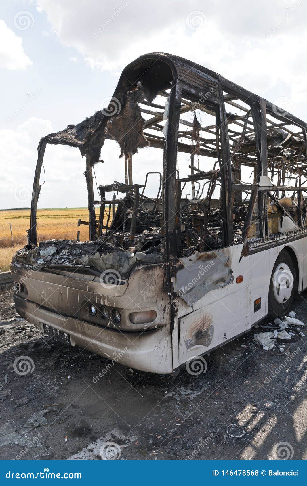 Autobus Fire stock photo. Image of insurance, burnt - 146478568