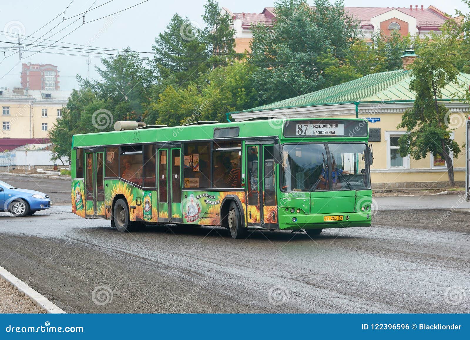 Autobus MAZ-103 De Passager Photo éditorial - Image du passager ...