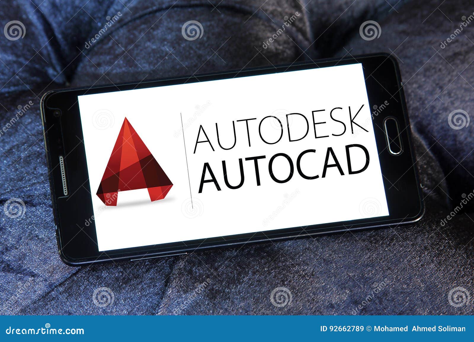 AutoCAD program logo editorial stock image. Image of icons - 92662789