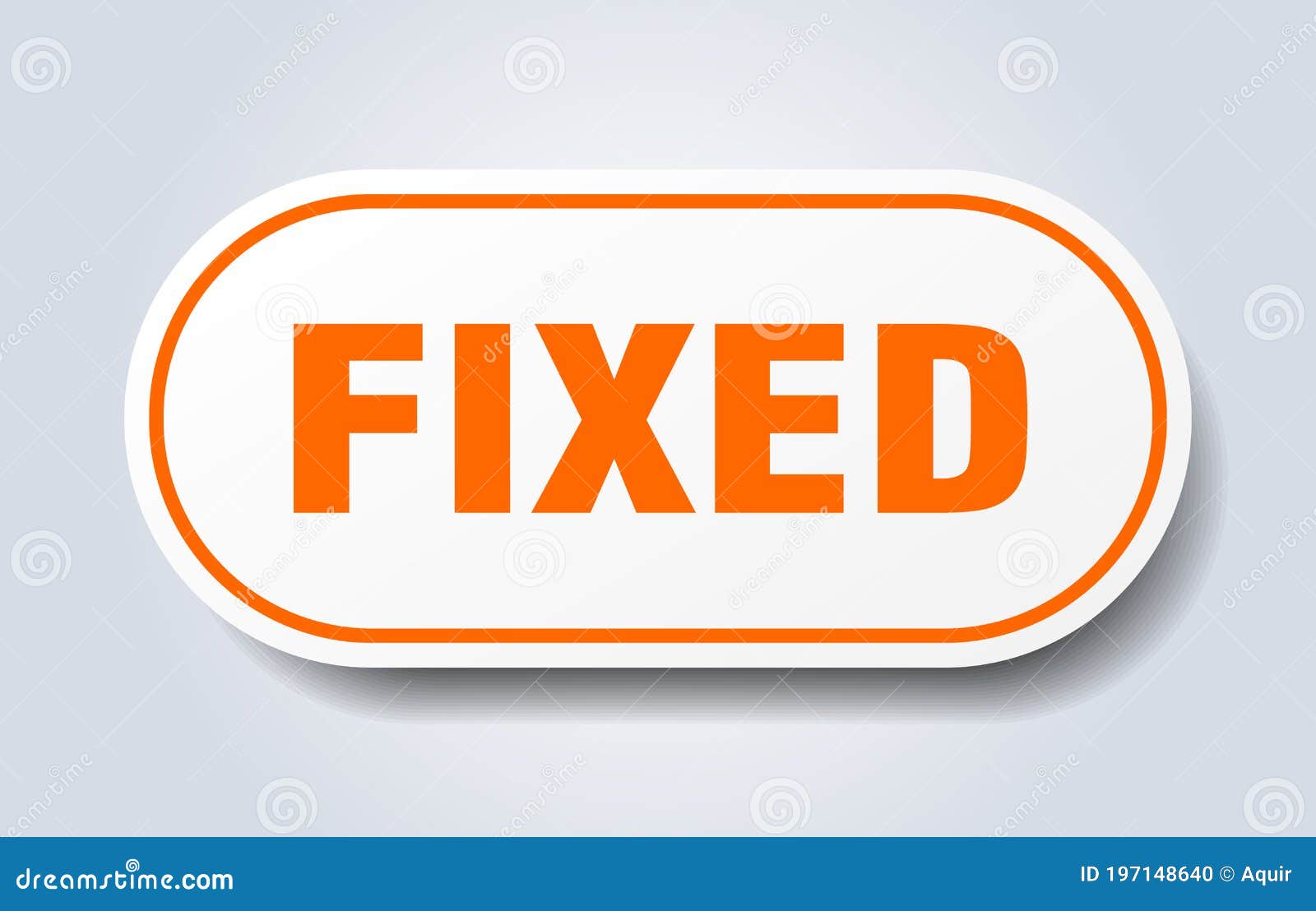 Autocolante fixo. ilustração do vetor. Ilustração de isolado - 197148640