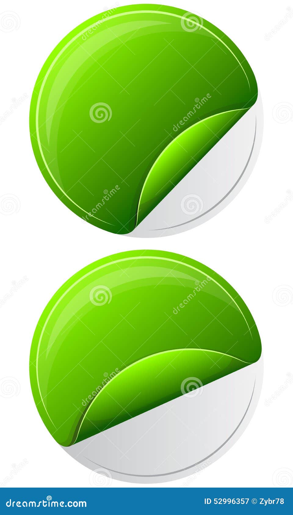 Autocollant Rond De Collection Illustration de Vecteur - Illustration ...