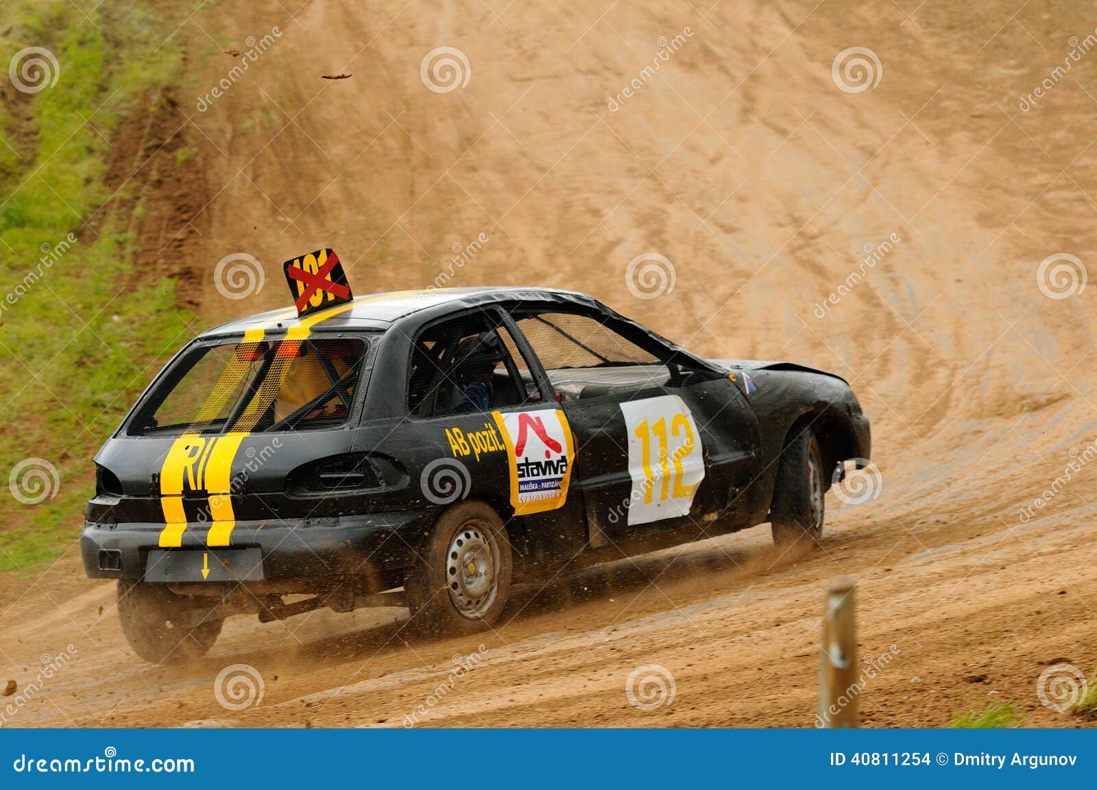 Autocross imagen de archivo editorial. Imagen de extremo - 40811254