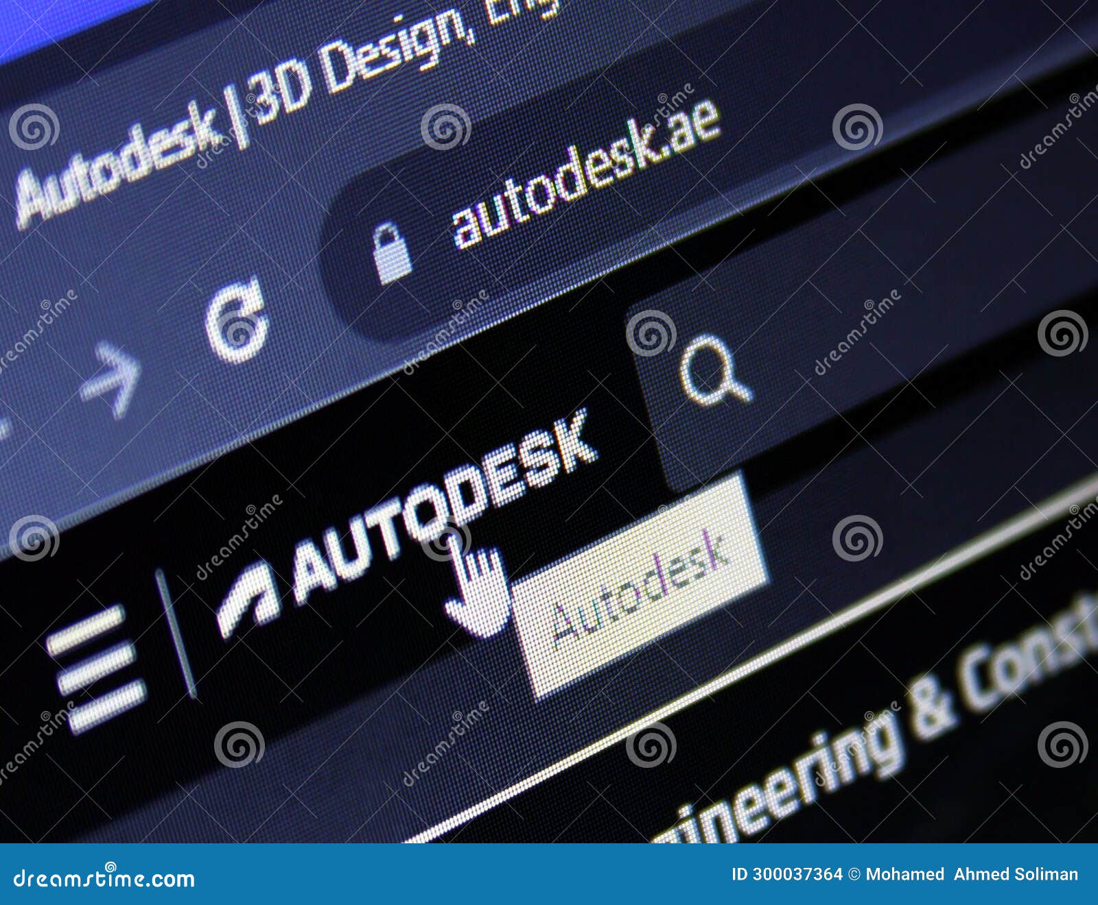 Autodesk software company editorial stock image. Image of desk - 300037364