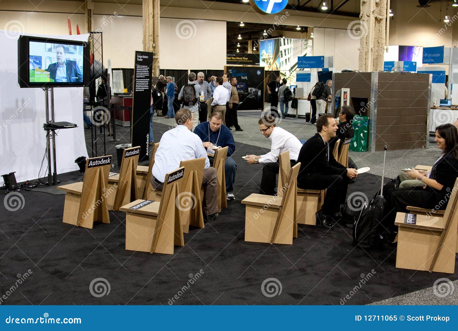 AutoDesk University 2009 in Las Vegas Editorial Image - Image of ...