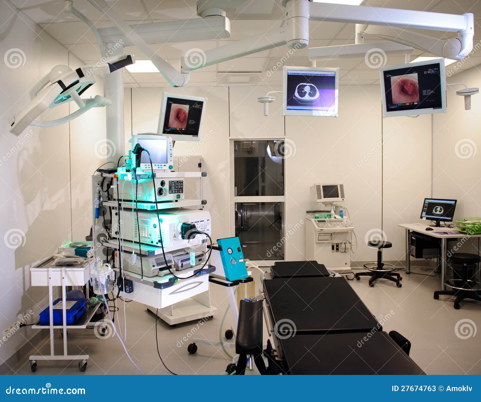 Autofluorescence Bronchoscopy Equipment Stock Image - Image of clinical ...