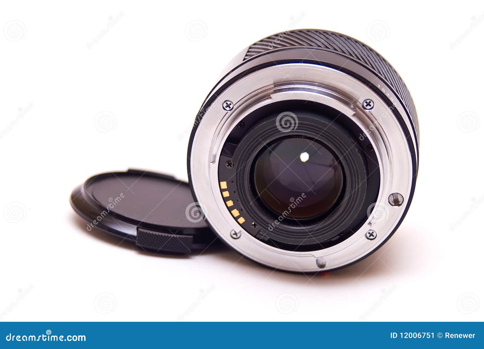 Autofocus lens isolated stock image. Image of macro, angle - 12006751
