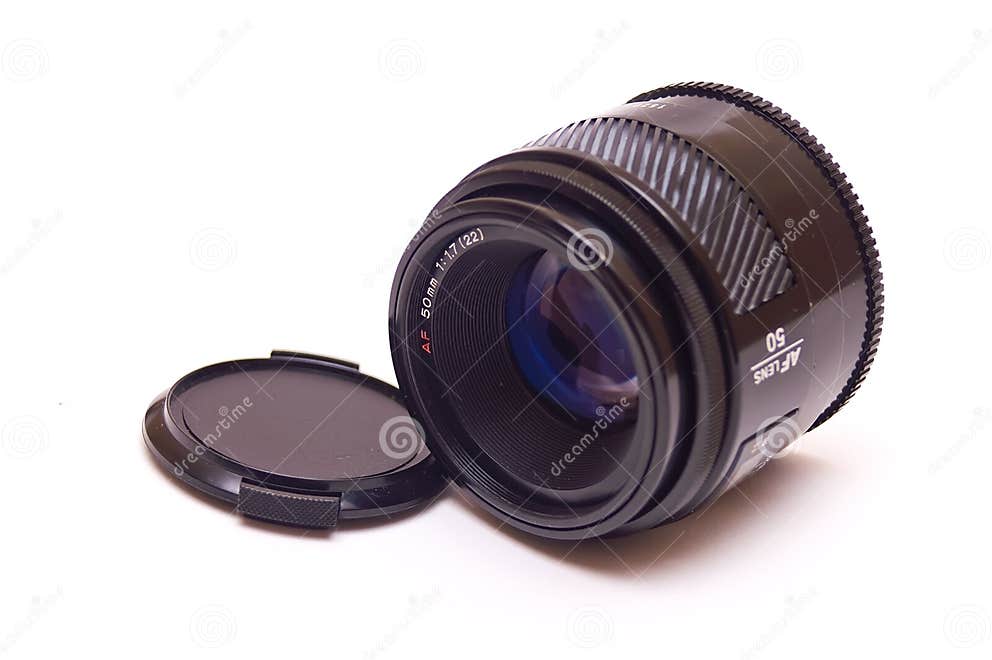 Autofocus lens isolated stock photo. Image of photographic - 12545256