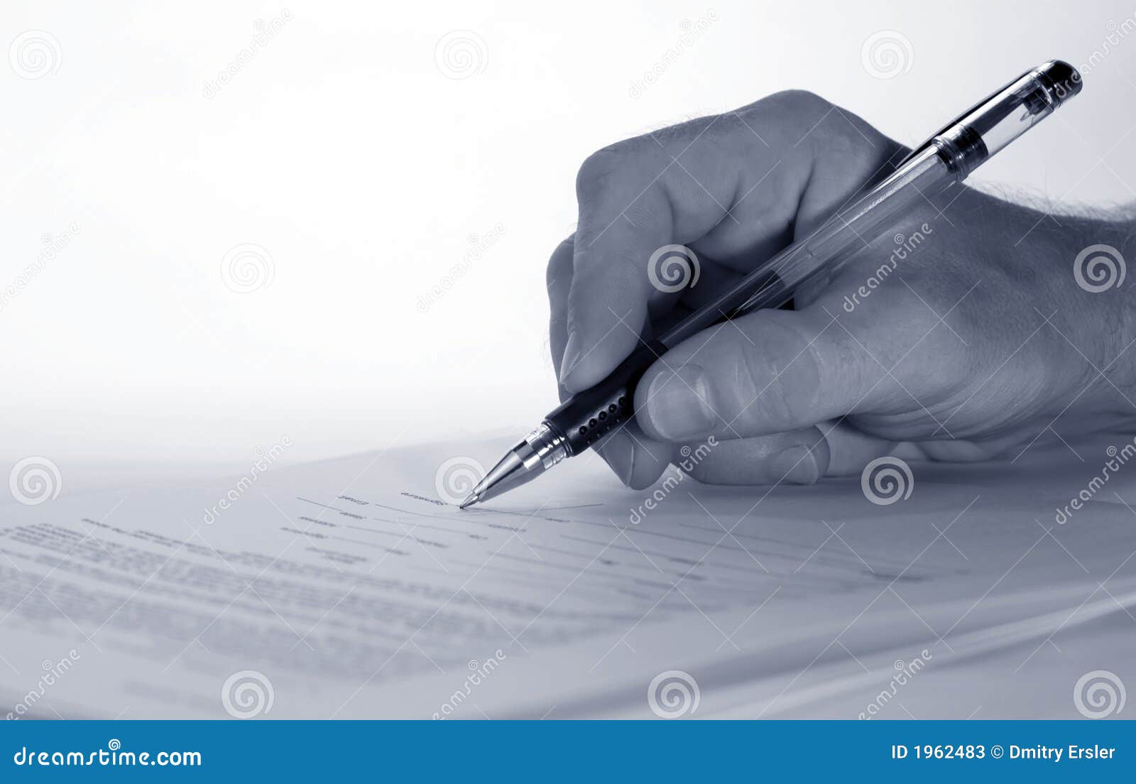 Autografo immagine stock. Immagine di autografo, contratto - 1962483