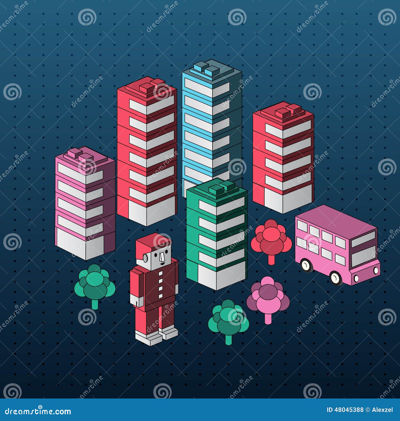 Autoguide urbain illustration de vecteur. Illustration du peinture ...