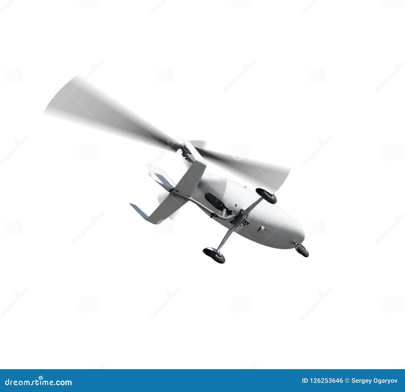 White Autogyro Or Gyrocopter Royalty-Free Stock Photography ...