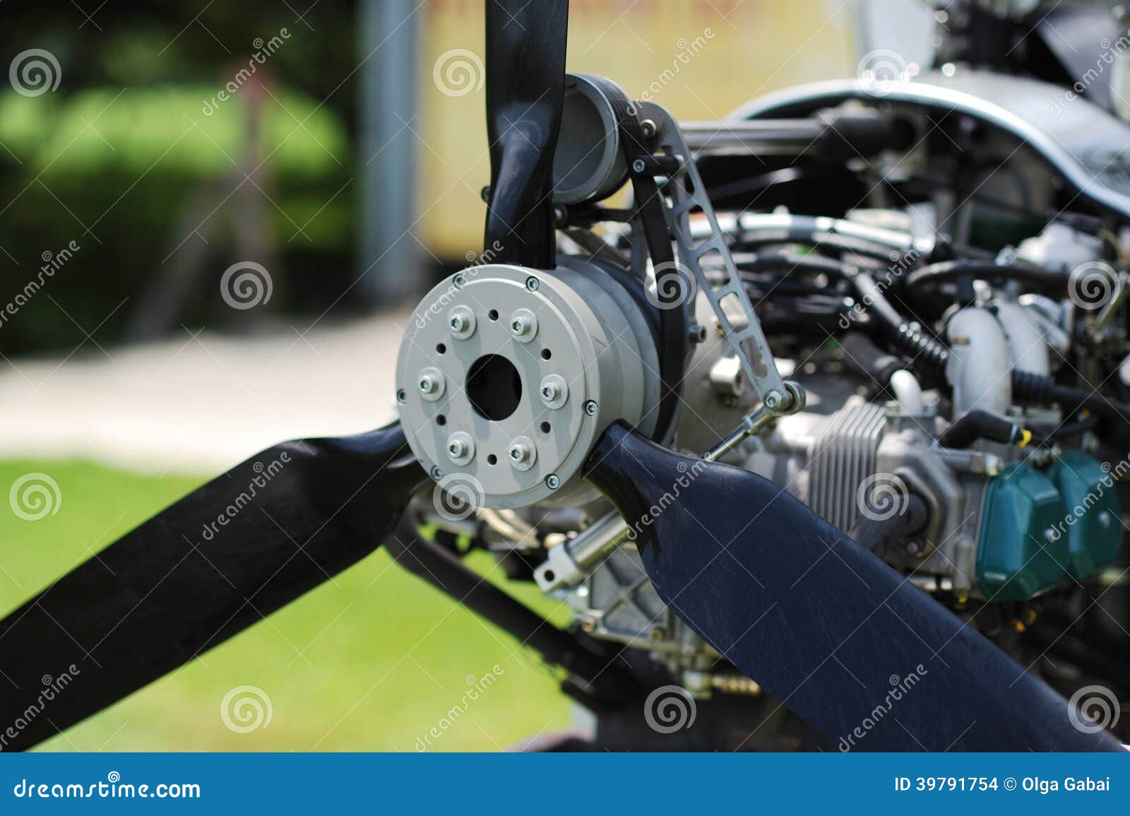 Autogyro propeller stock photo. Image of plant, blades - 39791754