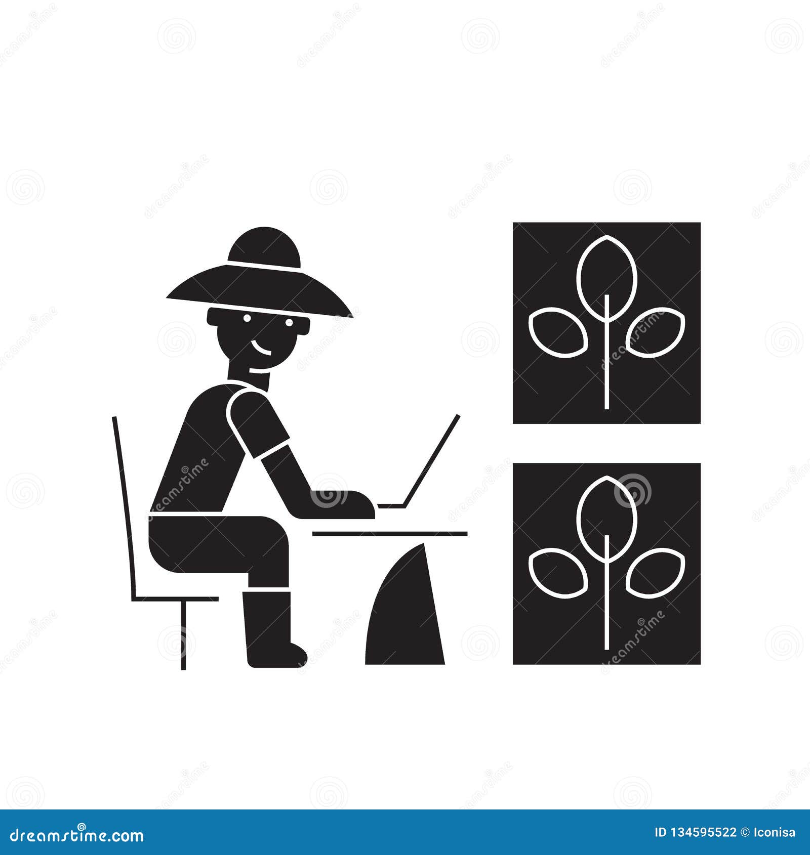 Automated Agriculture Black Vector Concept Icon. Automated Agriculture ... Automated Agriculture Black Vector Concept Icon. Automated Agriculture ...