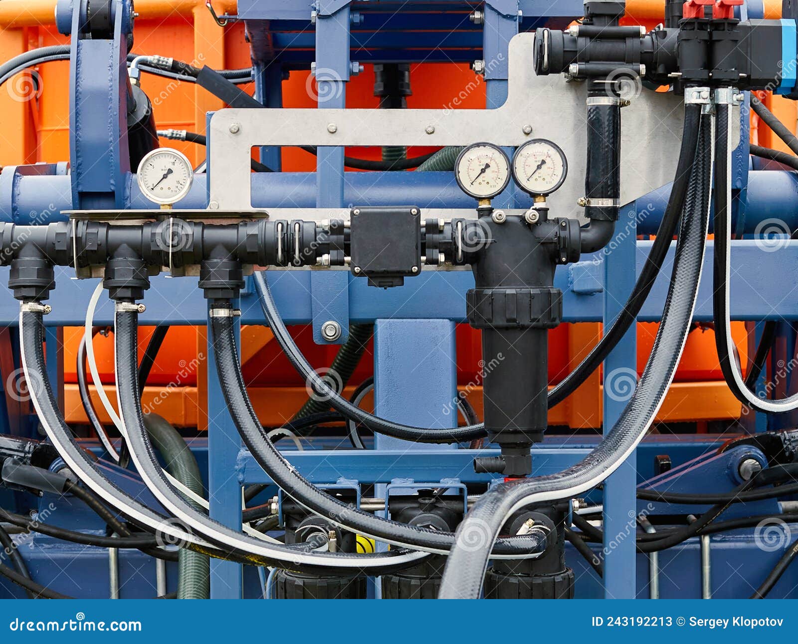 Automated Agro Fertilizer Spraying System Stock Image - Image of indoor ...