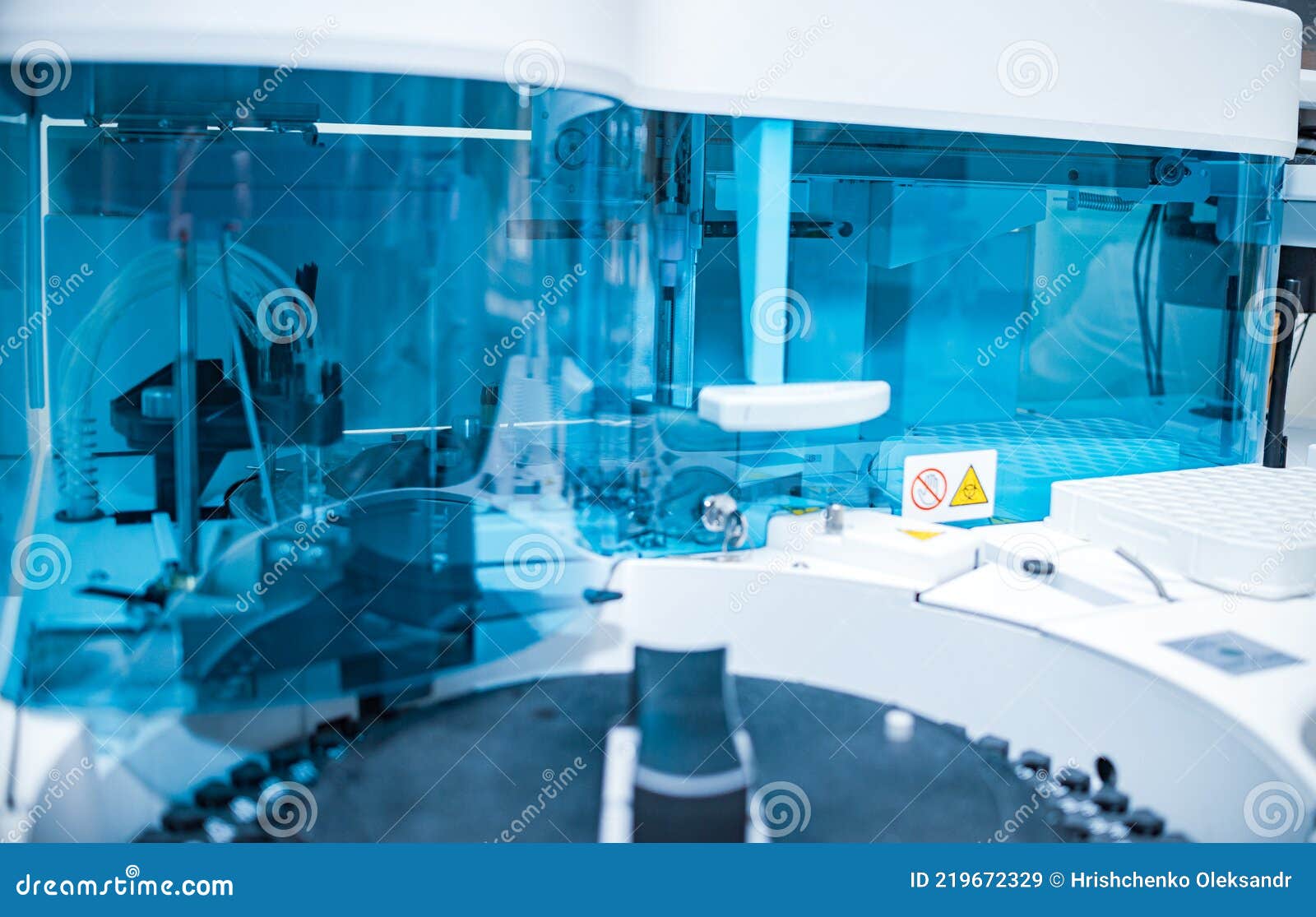 Automated Analyzer for Immunochemical Analysis Stock Image - Image of ...