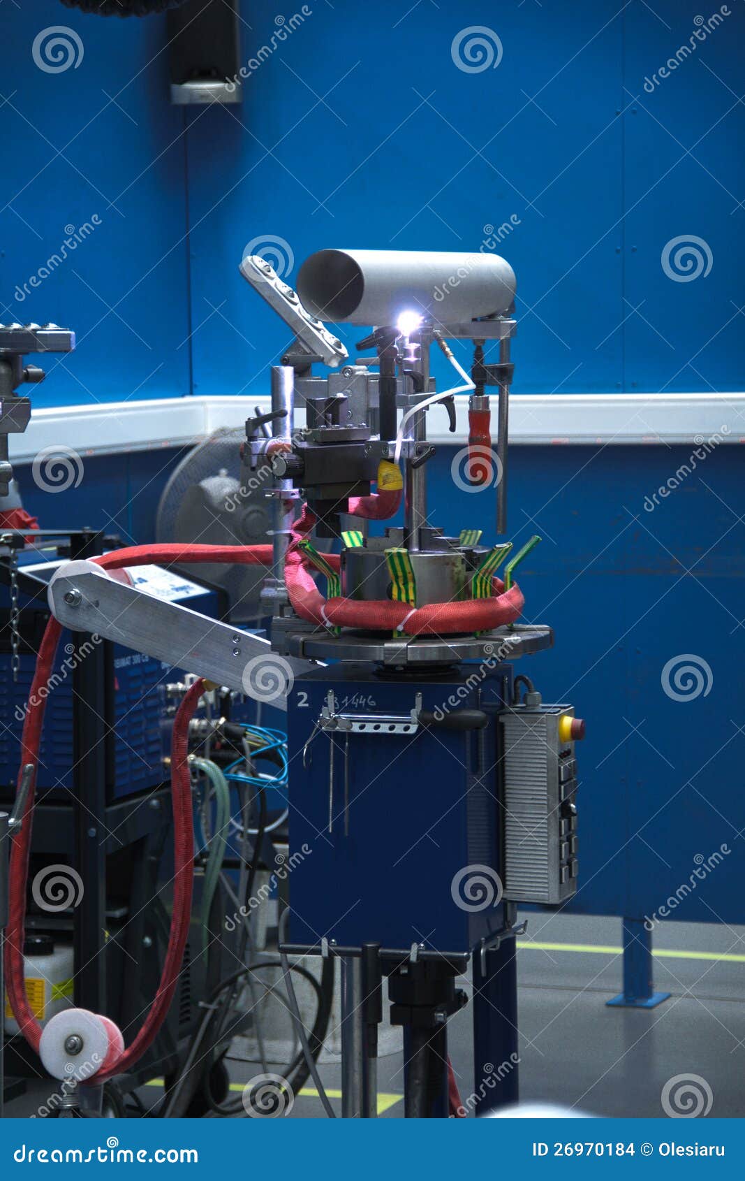 Automated arc welding stock photo. Image of unmanned - 26970184