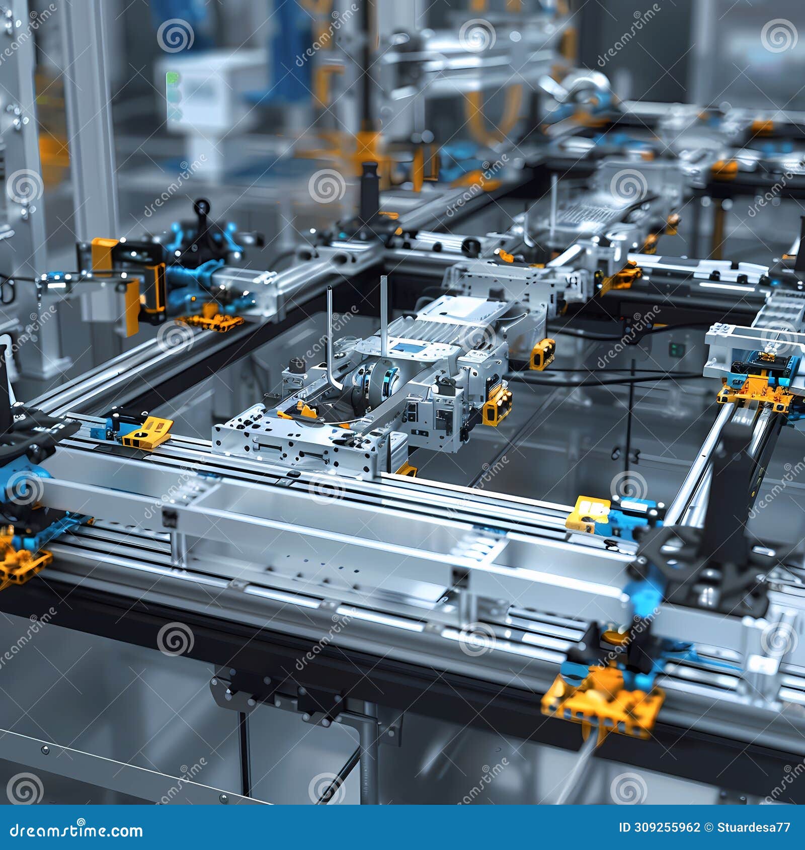 Automated Precision in Electronics AI Generative Stock Photo - Image of ...