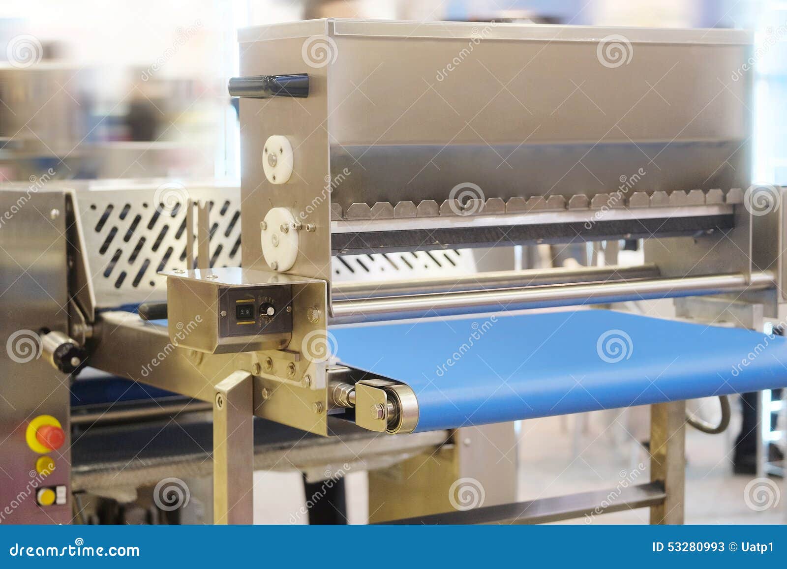 Automated Bread Production Line Stock Image - Image of equipment, line ...