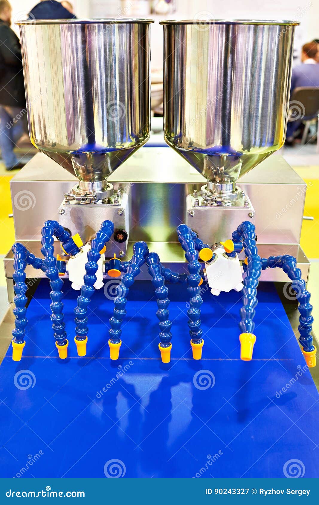Automated Bread Production Line in Bakery Stock Image - Image of candy ...