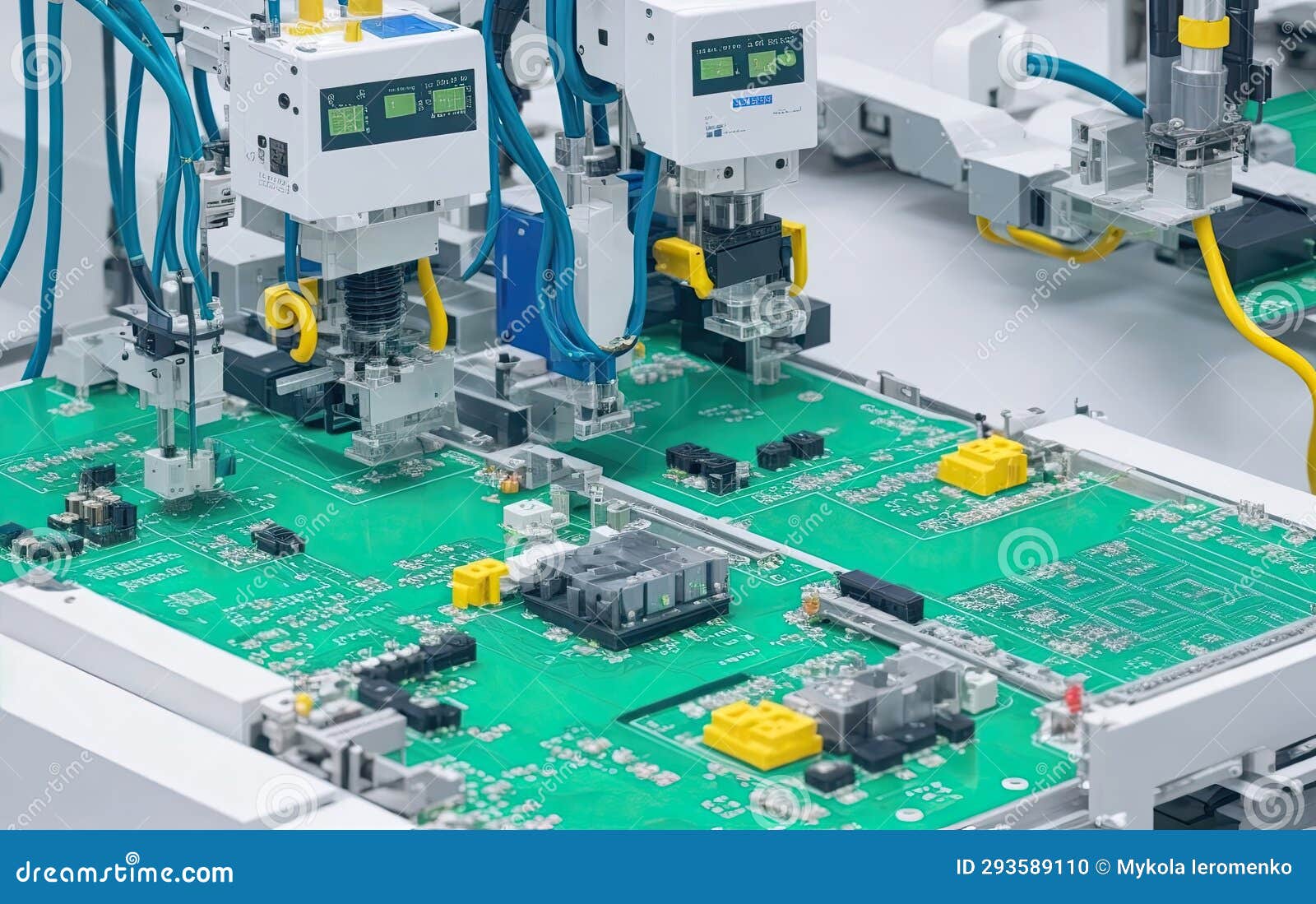 Automated Chip Manufacturing Process in Manufacturing Stock ...