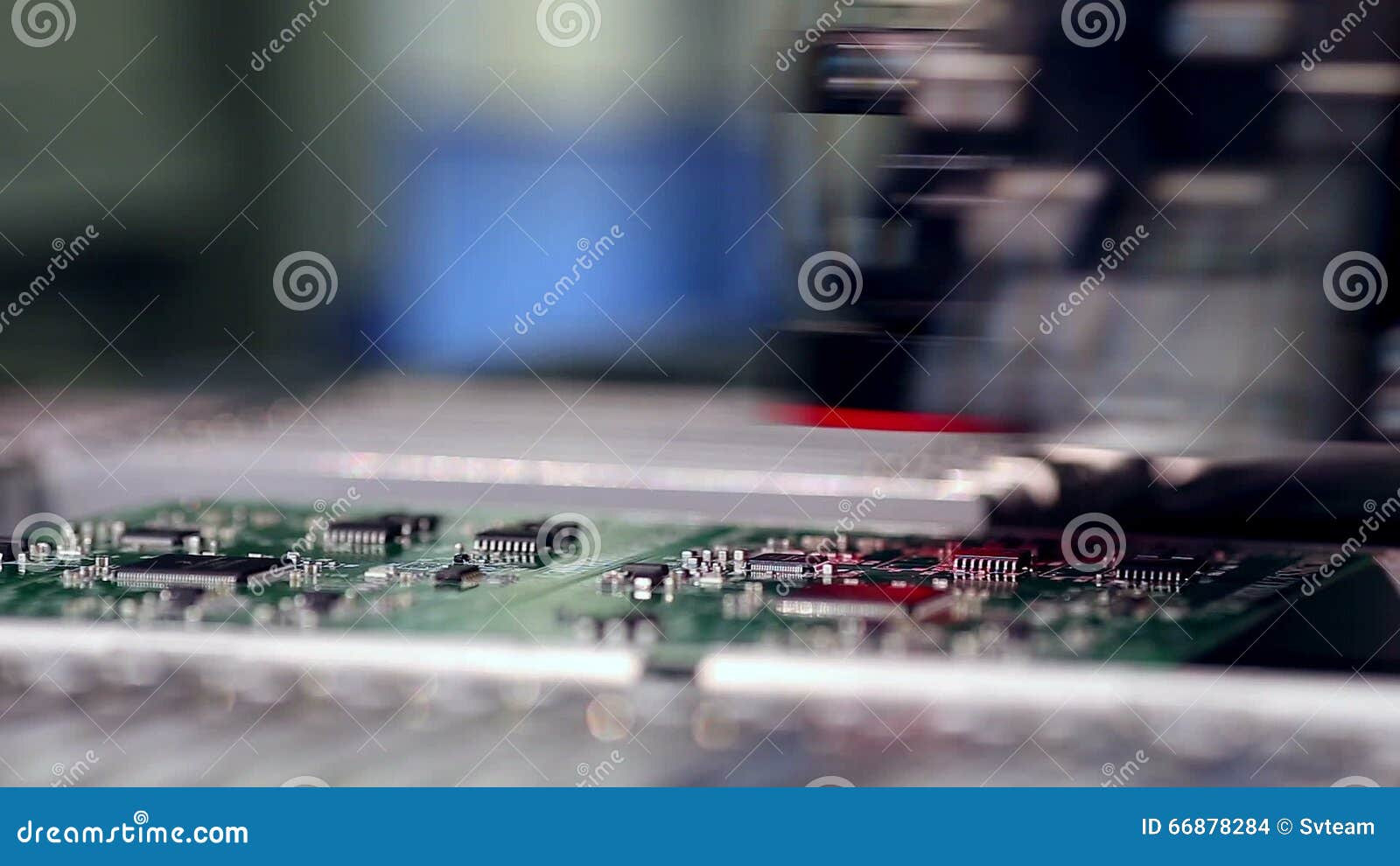 Automated Circut Board Machine Produces Printed Digital Electronic ...