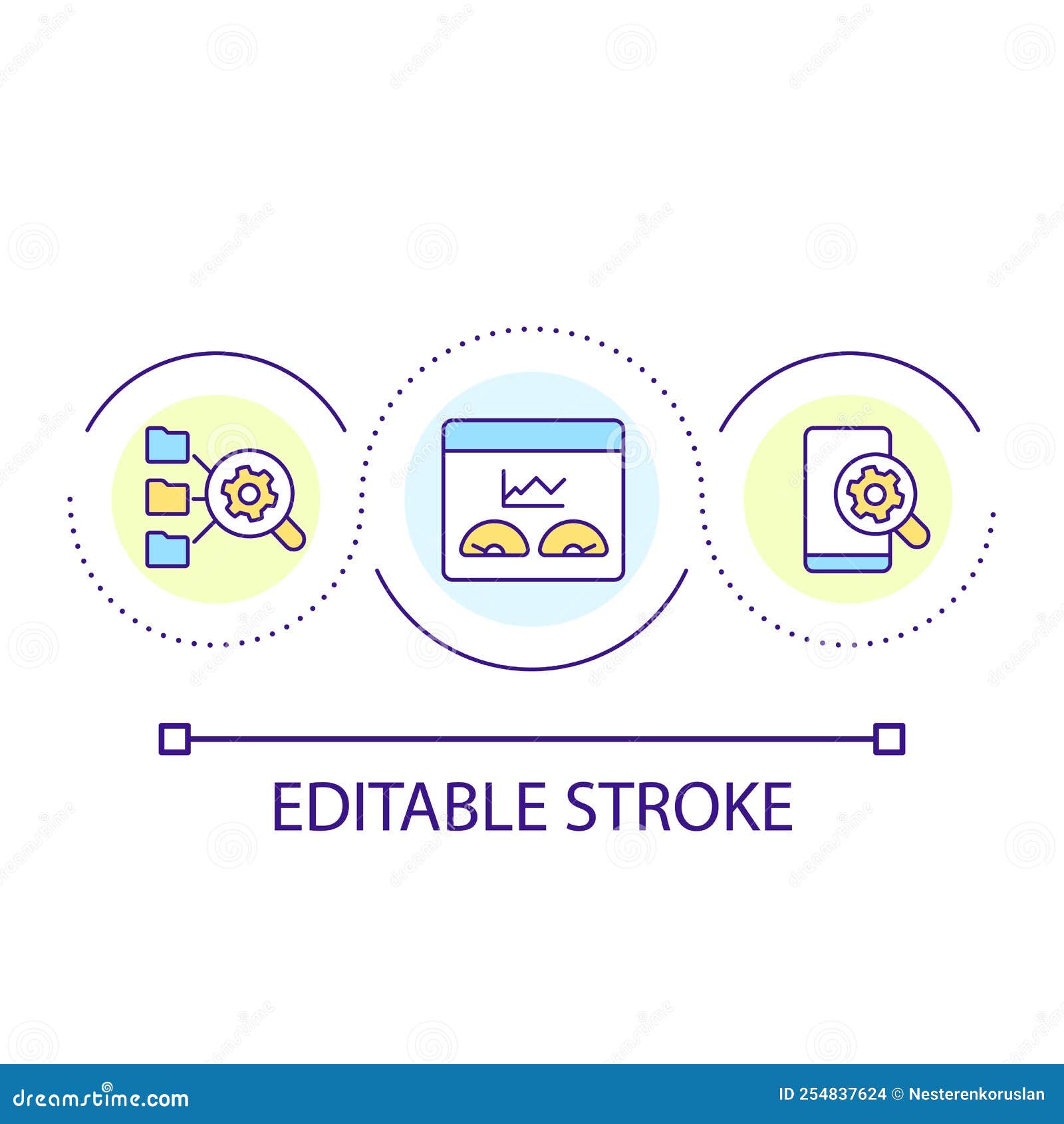 Automated Data Analysis Loop Concept Icon Stock Vector - Illustration ... Automated Data Analysis Loop Concept Icon Stock Vector - Illustration ...