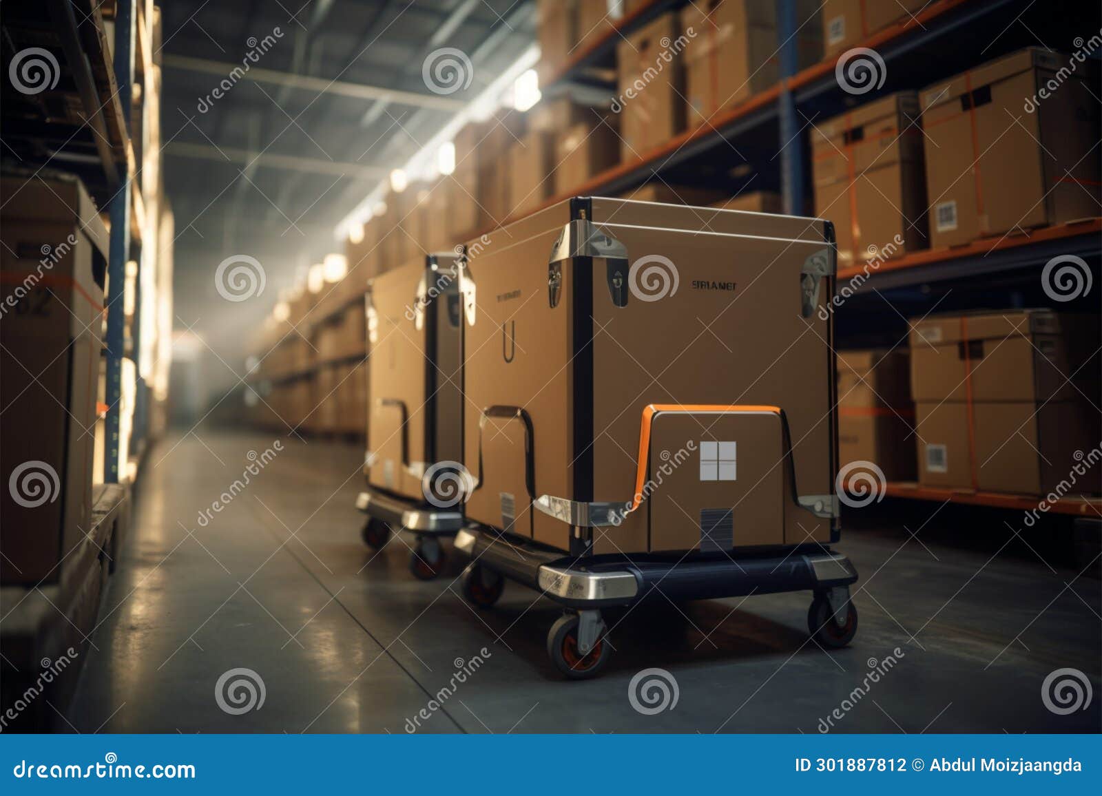 Automated Distribution Robotic Efficiency in a Logistics Center ...