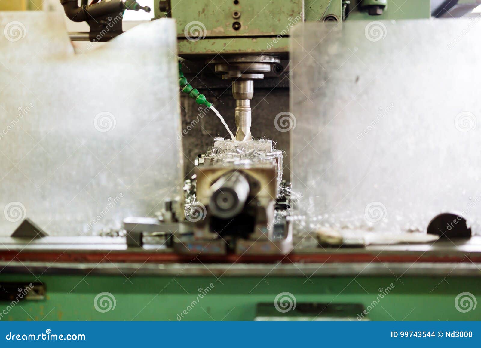 Automated Drilling Machines Stock Photo - Image of lathe, hole: 99743544
