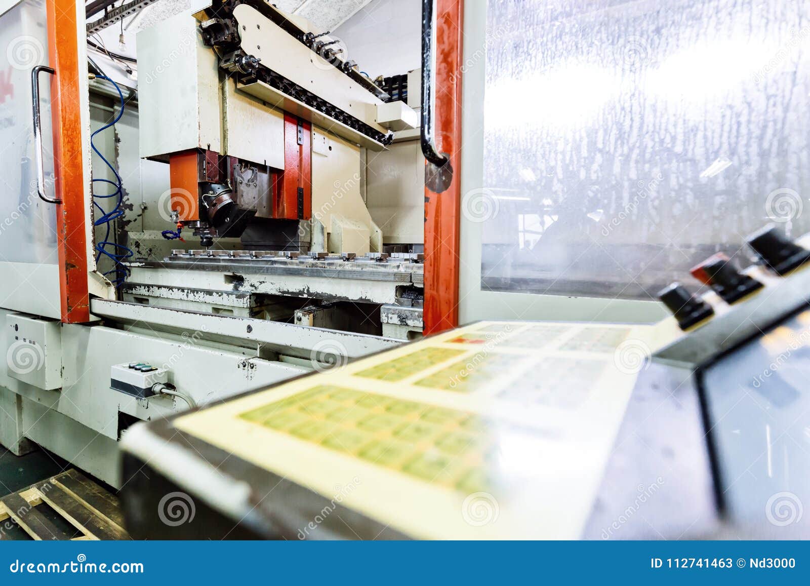 Automated Drilling Machines Stock Image - Image of process ...