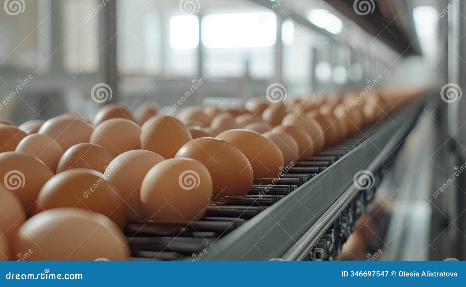 Automated Egg Conveyor System in a Poultry Farm Ensuring Efficient Egg Collection and Handling ...