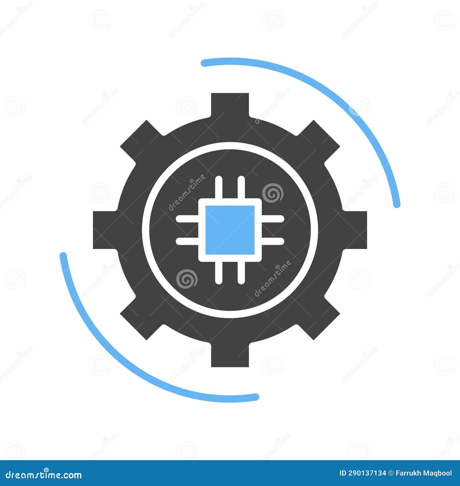 Automated Engineering Icon Image. Stock Vector - Illustration of repair ...