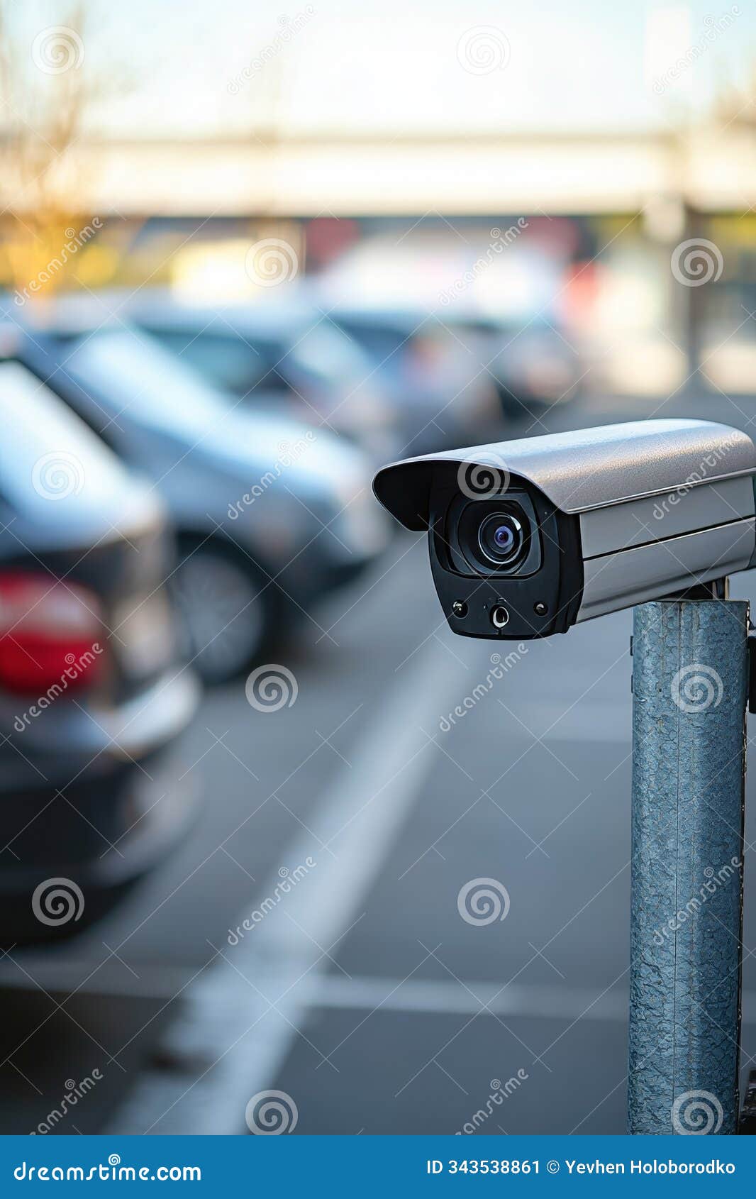 Automated Entry System with Recording Cctv Camera at Car Park Barrier ...