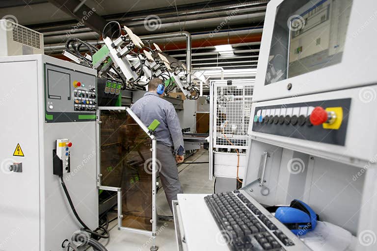 Automated factory editorial photo. Image of look, inside - 25070841