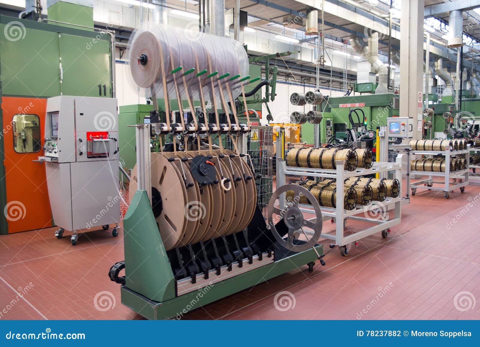 Automated Factory Plant for Electrical Component Stock Photo - Image of ...