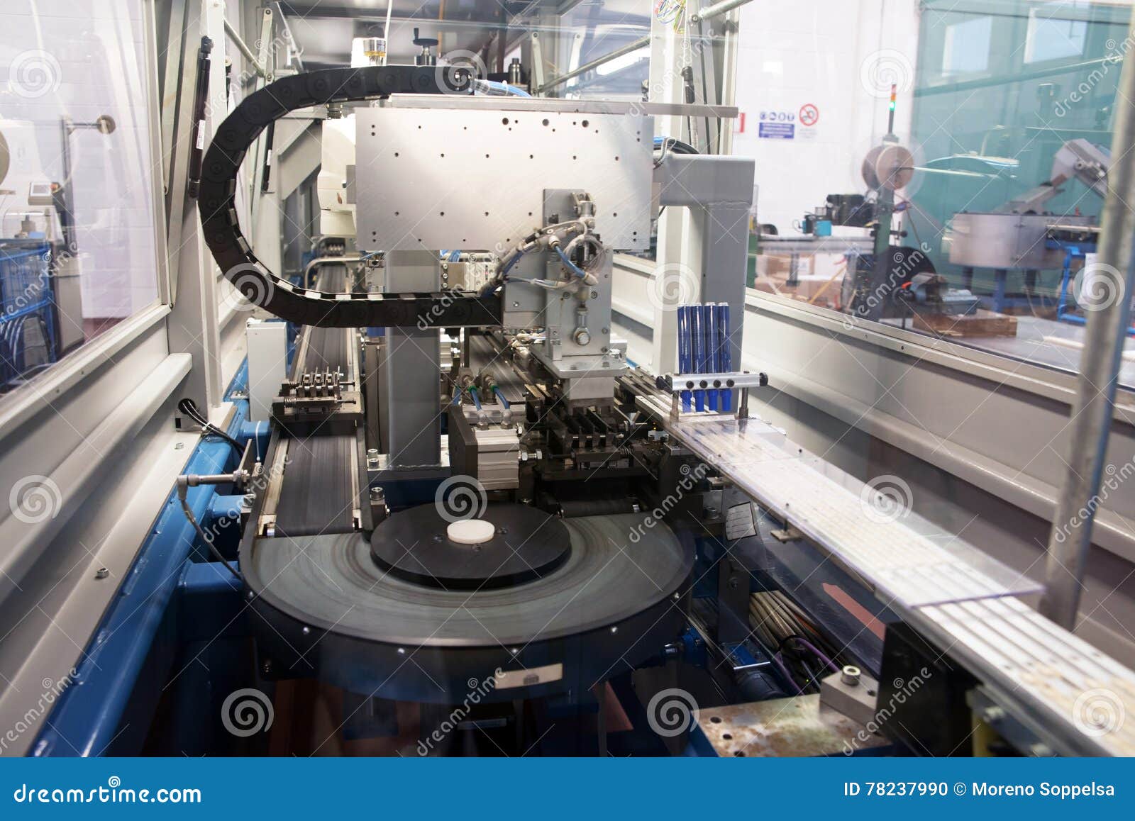 Automated Factory Plant for Electrical Component Stock Photo - Image of ...