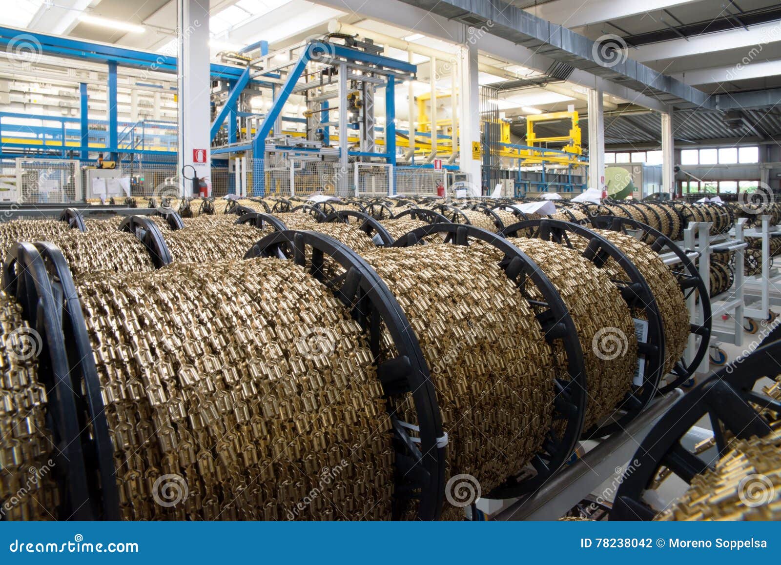 Automated Factory Plant for Electrical Component Stock Photo - Image of ...