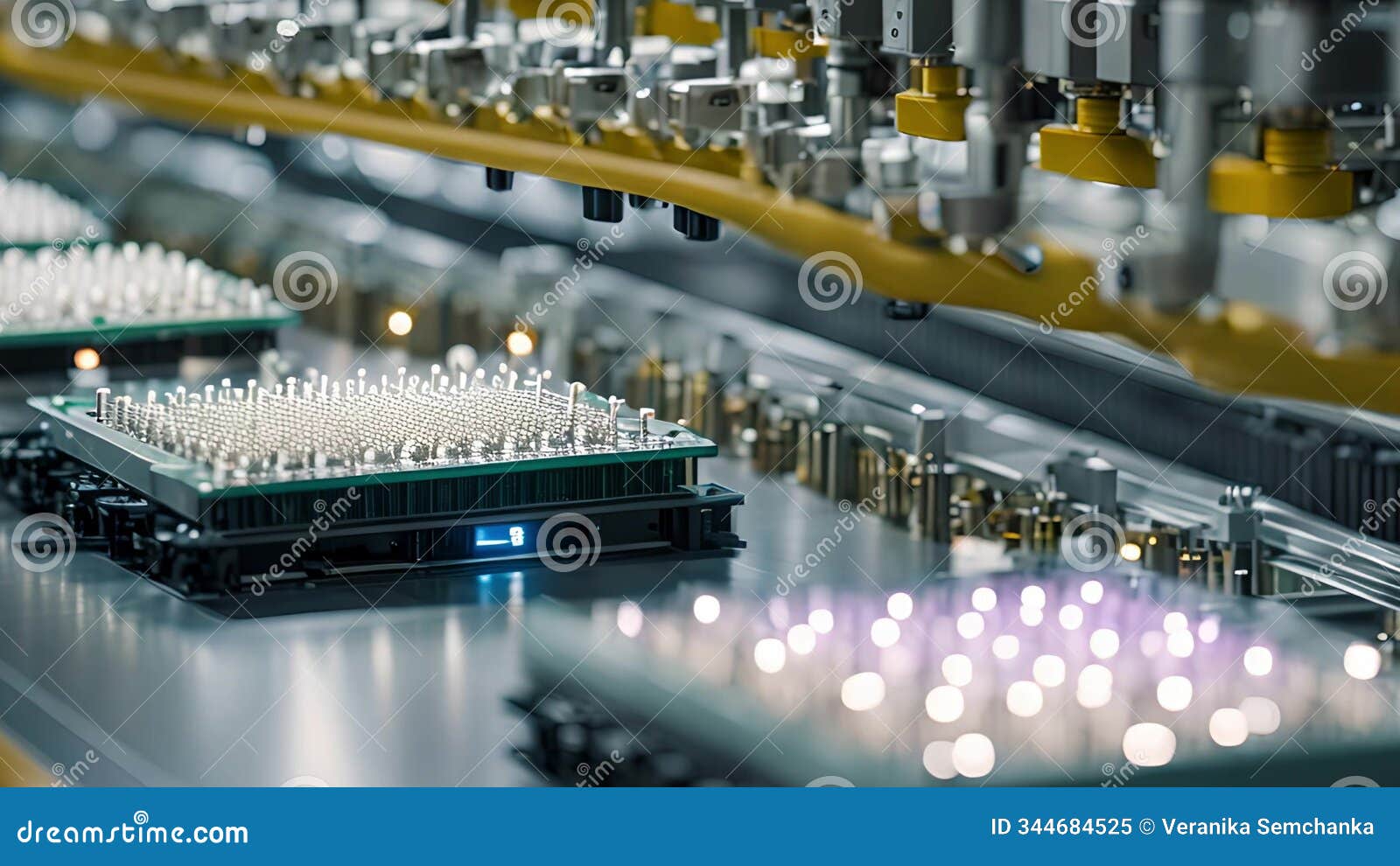 Automated High-Tech Circuit Board Manufacturing Process in ...