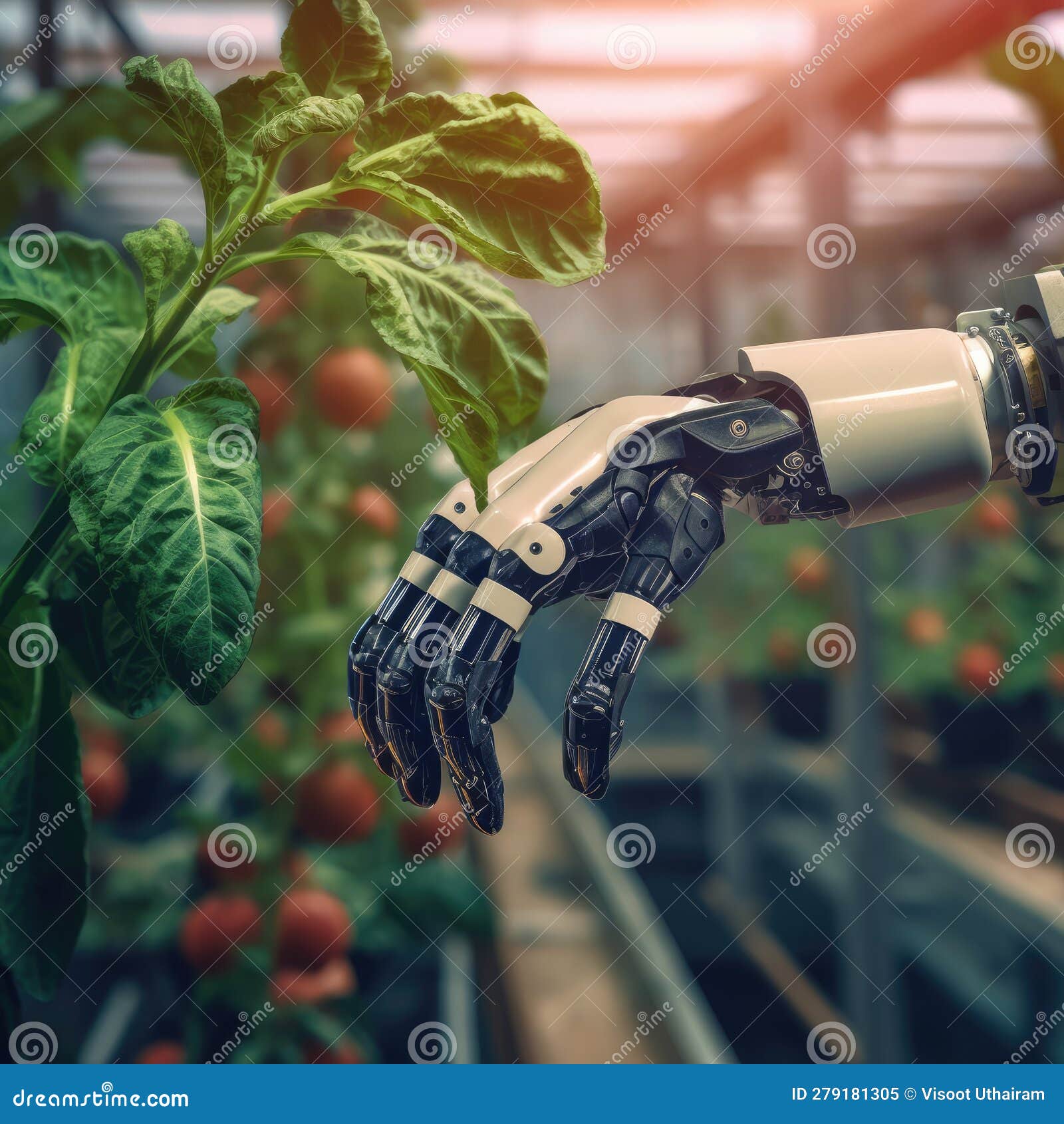 Automated Hydroponic Farm Run By Robots,Modern Agriculture, AI ...