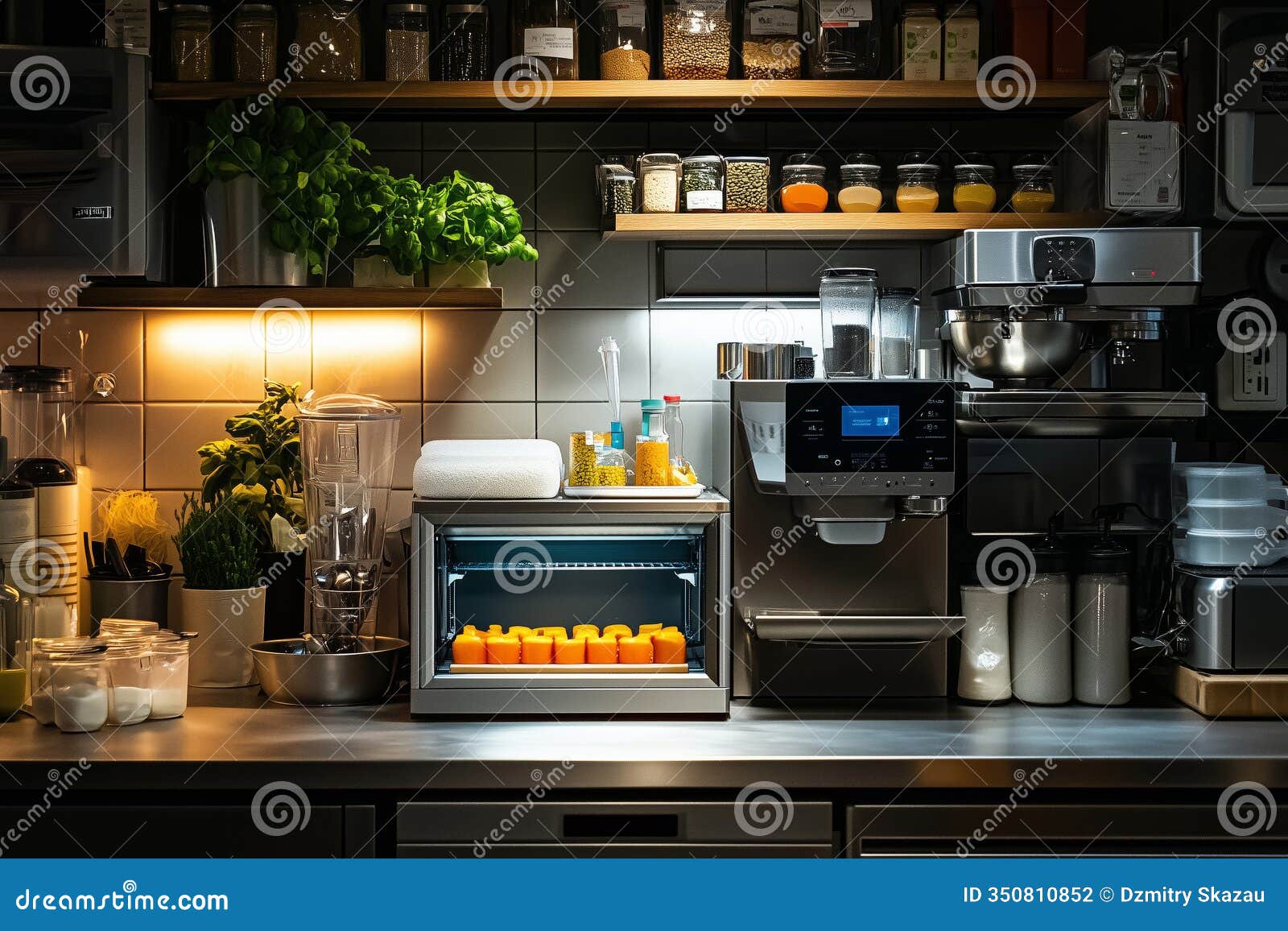 Automated Ingredient Dispenser Elevating Modern Culinary Arts Stock ...