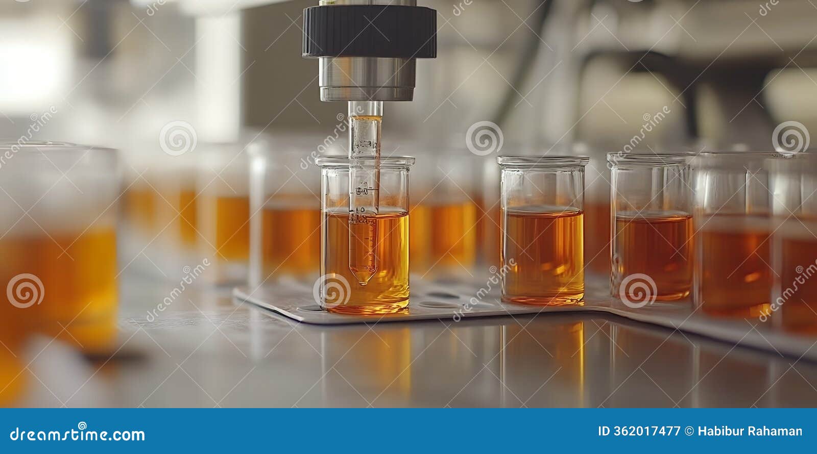 Automated Liquid Handling System With Test Tubes Royalty-Free Stock ...