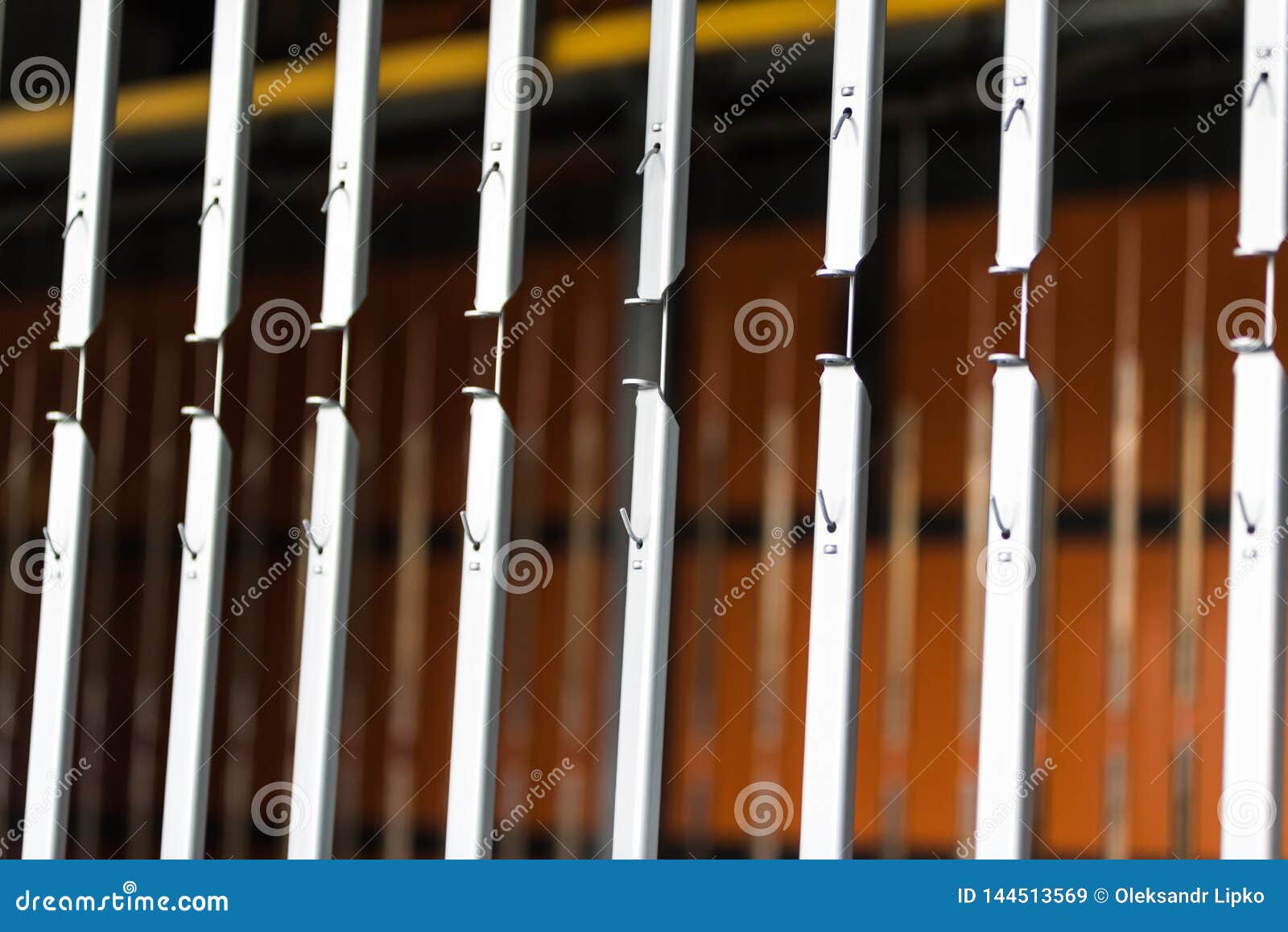 Industrial Automatic Painting Technology. Powder Coatings. Stock Image ...