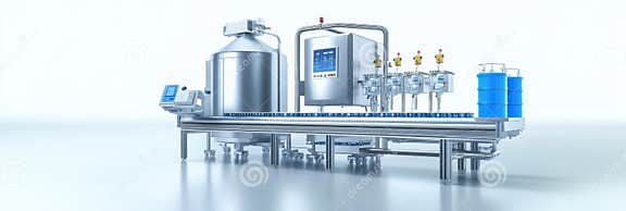 Automated Liquid Processing System Modern Efficient Clean Automated Industrial Liquid Processing ...
